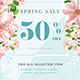 Spring Sale Flyer, Print Templates | GraphicRiver