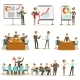 Managers and Office Workers on Business Training, Vectors | GraphicRiver