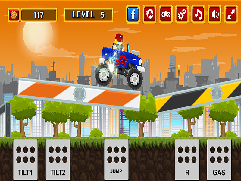 Monster Truck Rider - HTML5 Javascript game(Construct2 | Construct 3 both version included) by ...