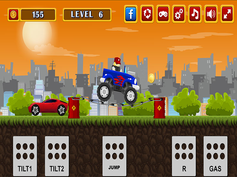 Monster Truck Rider - HTML5 Javascript game(Construct2 | Construct 3 both version included) by ...