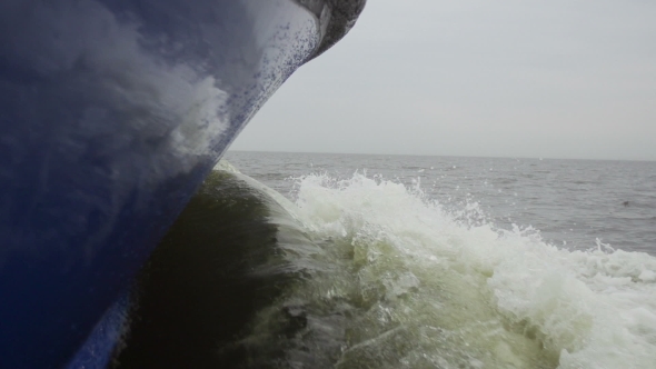 Ship Moving in the Sea, Stock Footage | VideoHive