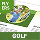 Golf Flyers 5 – 4 Options, Print Templates | GraphicRiver