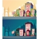 Set Vector Cartoon Illustration of an Urban, Vectors | GraphicRiver