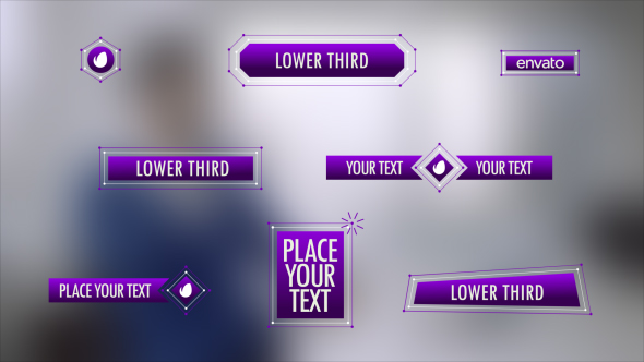 Abstract Lower Thirds 9, Motion Graphics | VideoHive