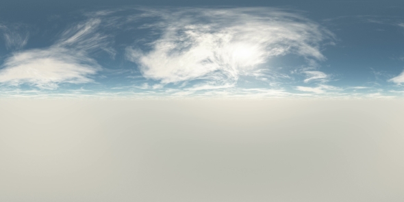 VR 360 Degree Panorama of Sky And Clouds, Motion Graphics | VideoHive