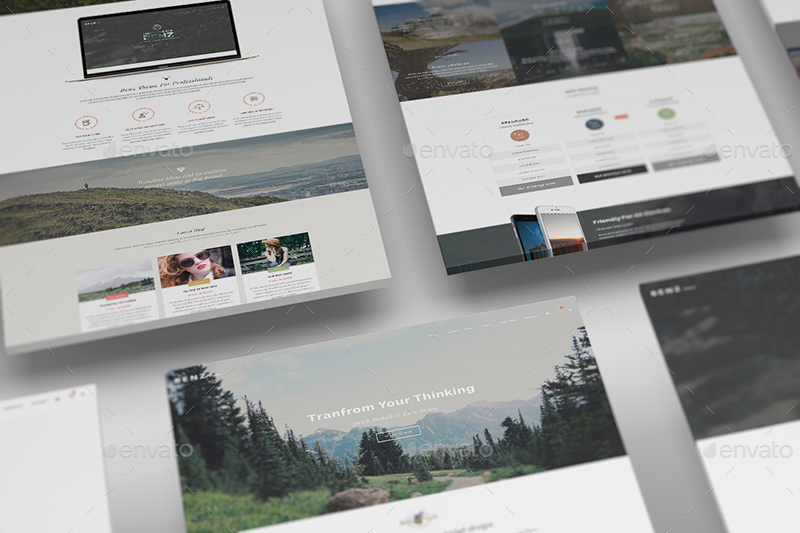 Perspective Web Mockup 06, Graphics | GraphicRiver