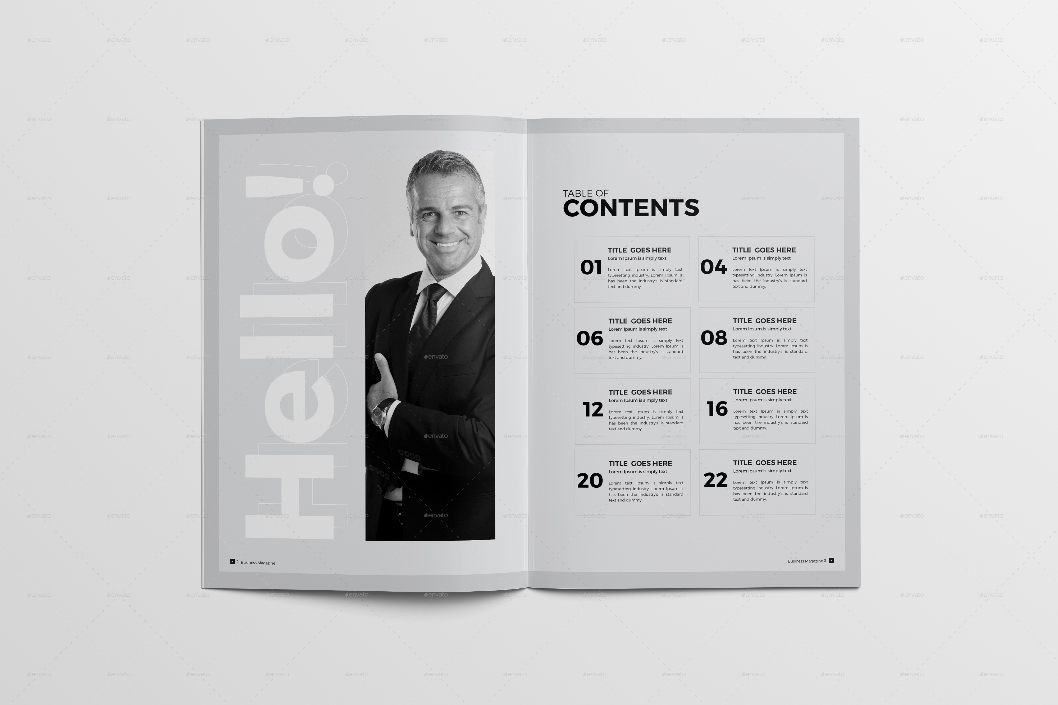 Business Magazine, Print Templates | GraphicRiver