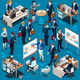 Isometric People Diverse Group Icon 3D Set Vector Illustration, Vectors