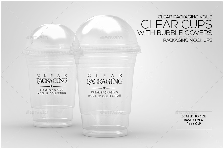 Clear Packaging MockUps 02 by incybautista | GraphicRiver