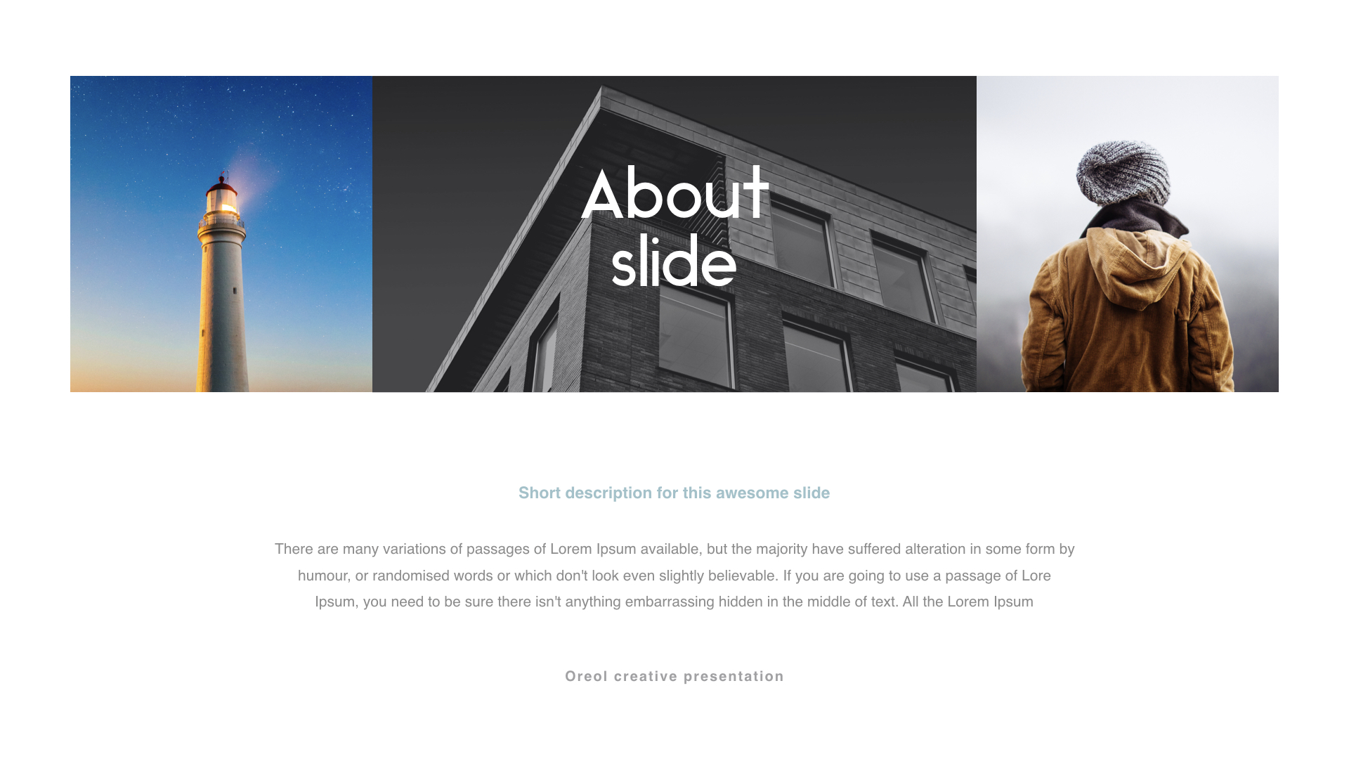 Oreol - Creative Business PowerPoint Template, Presentation Templates