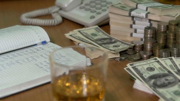 A Lot of Money on the Table, Shot in Motion, Stock Footage | VideoHive