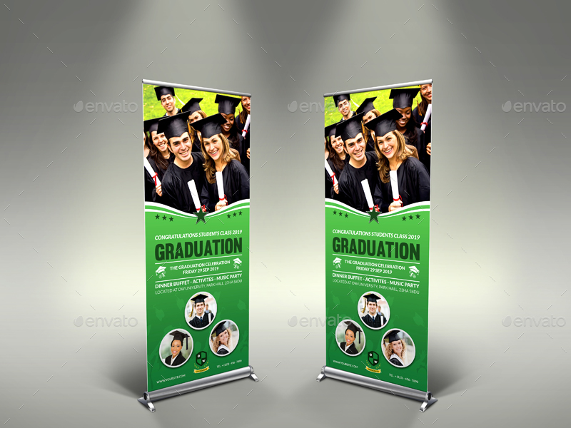 Graduation Signage Template, Print Templates | GraphicRiver