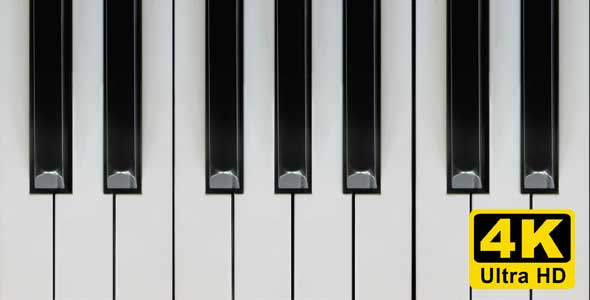 Scrolling Piano Keys , Motion Graphics | VideoHive