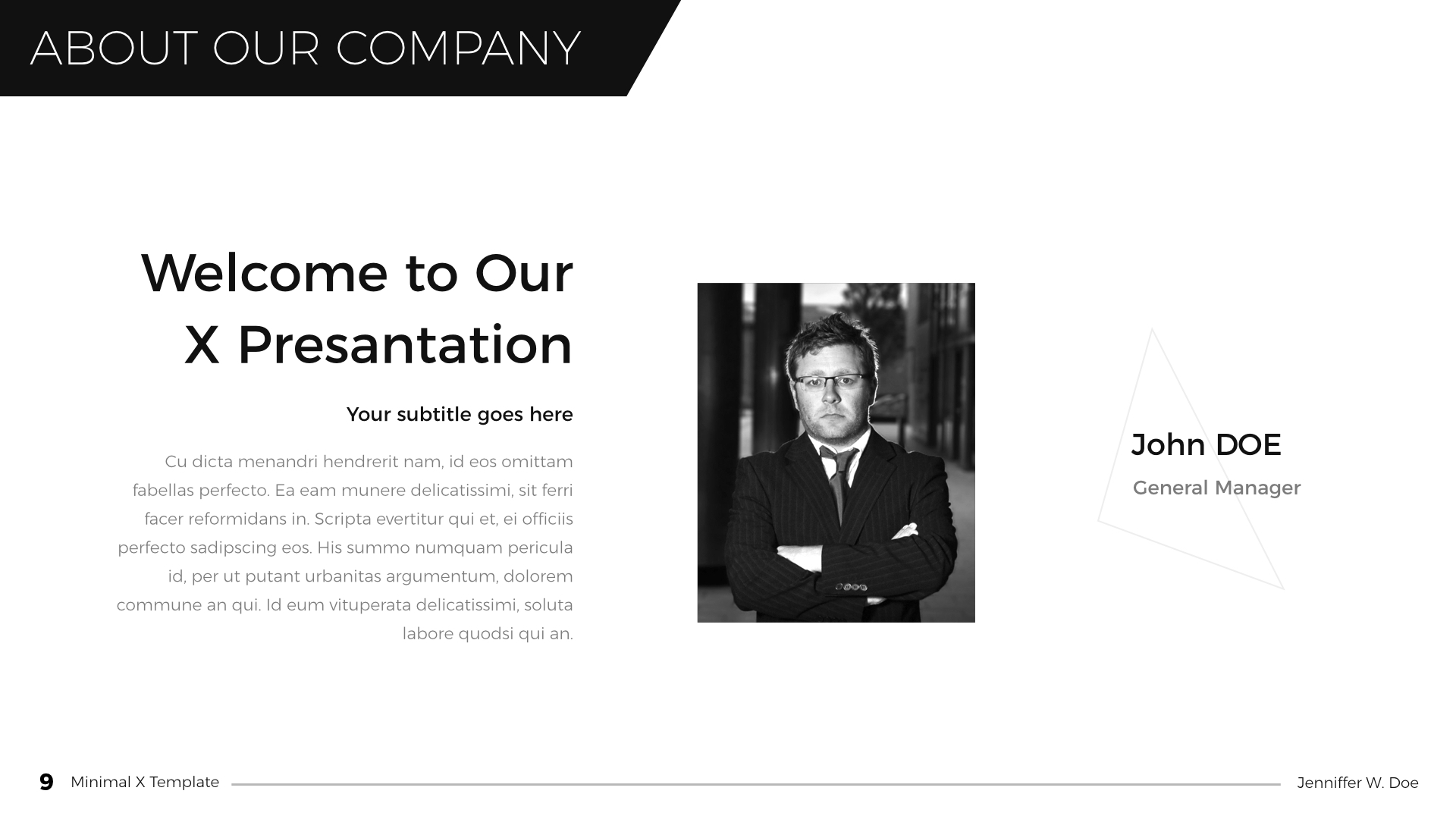 Minimal X Powerpoint Template, Presentation Templates | GraphicRiver