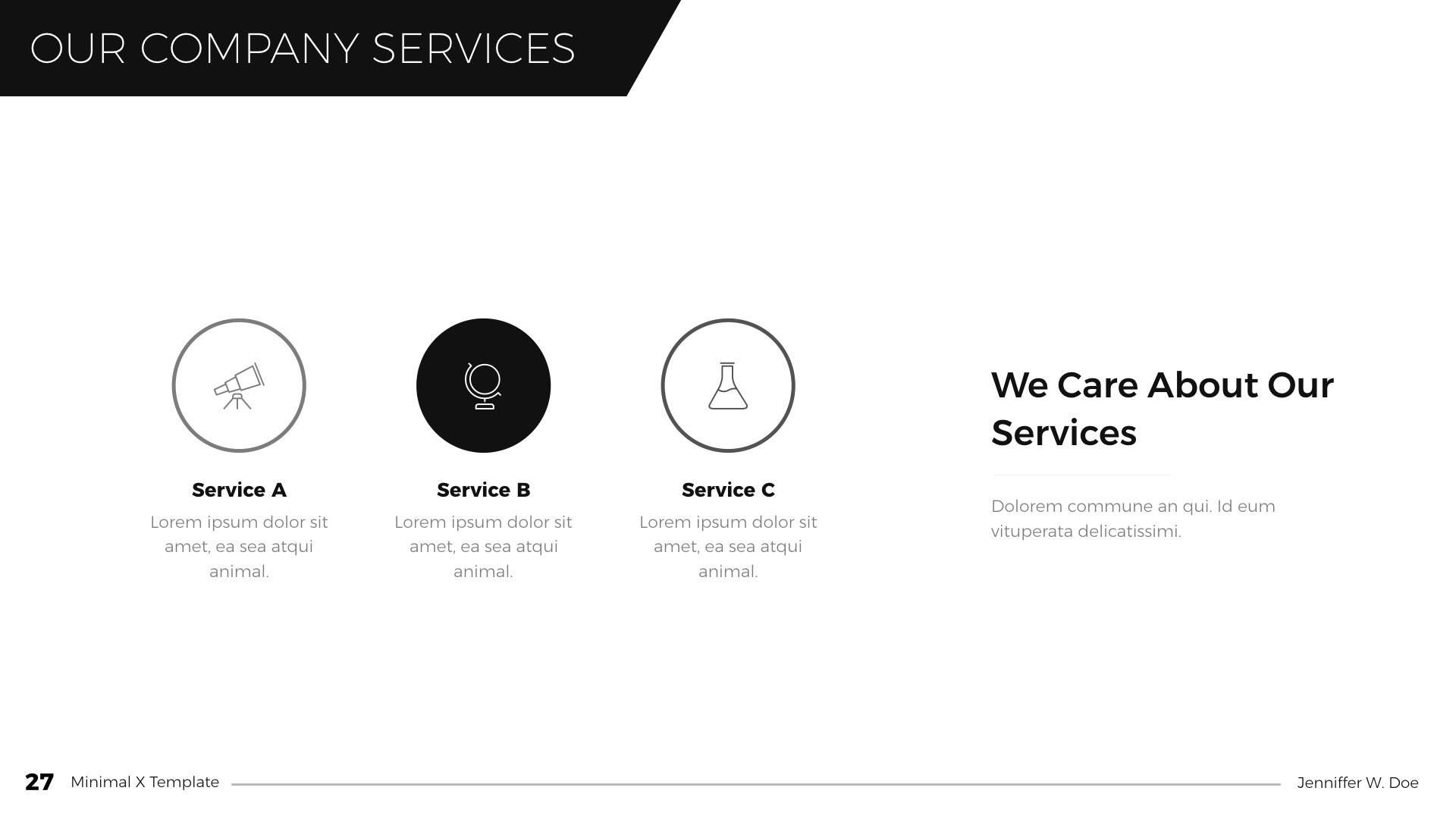 Minimal X Powerpoint Template, Presentation Templates | GraphicRiver