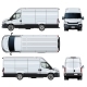 Vector Van Template Isolated on White, Vectors | GraphicRiver