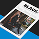 Black Modern Magazine, Print Templates | GraphicRiver