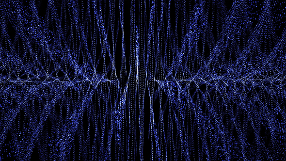 Abstract Blue Particles Background, Motion Graphics | VideoHive