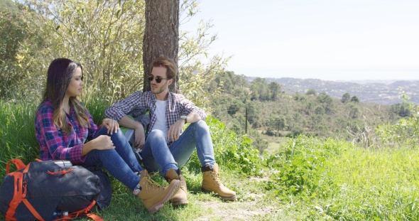 Two People Having Rest, Stock Footage | VideoHive