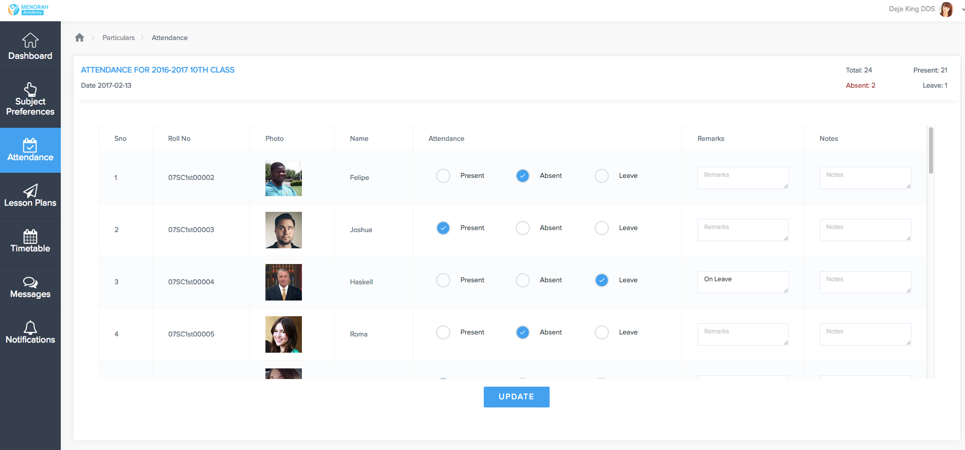 The Next Gen School Management Software - Menorah Academy by DigiSamaritan