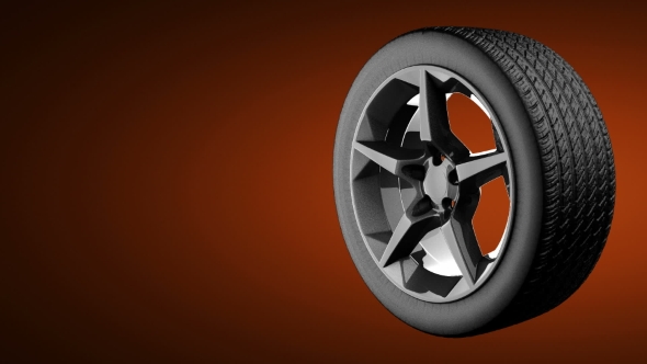 Loop Rotate Car Wheel, Motion Graphics | VideoHive