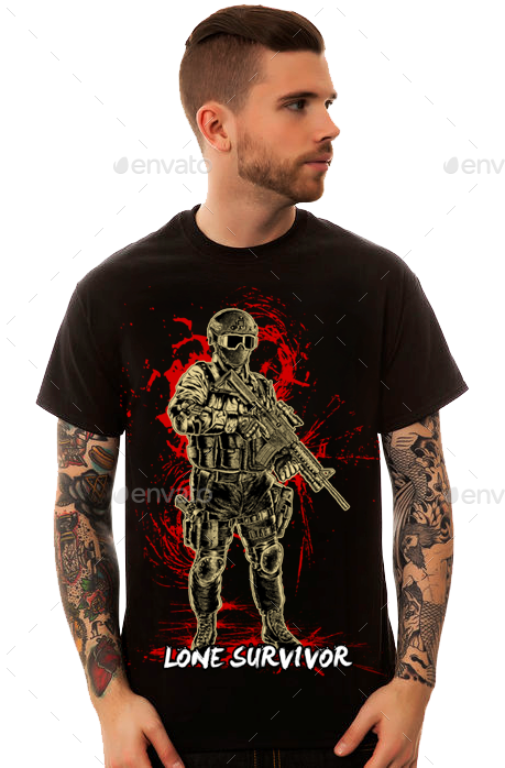 Lone Survivor, T-Shirts | GraphicRiver