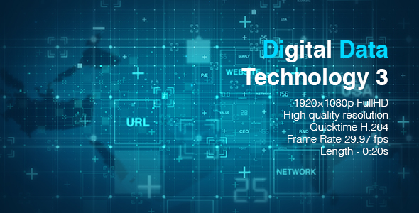Digital Data Technology 3, Motion Graphics | VideoHive