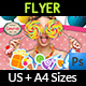 Candy Flyer Template, Print Templates | GraphicRiver