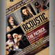 Acoustic Music Flyer / Poster, Print Templates | GraphicRiver