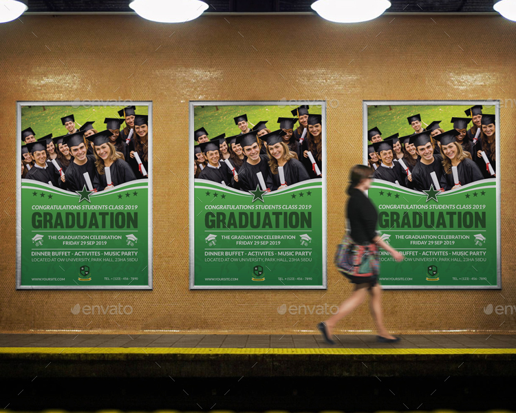 Graduation Poster Template by OWPictures | GraphicRiver