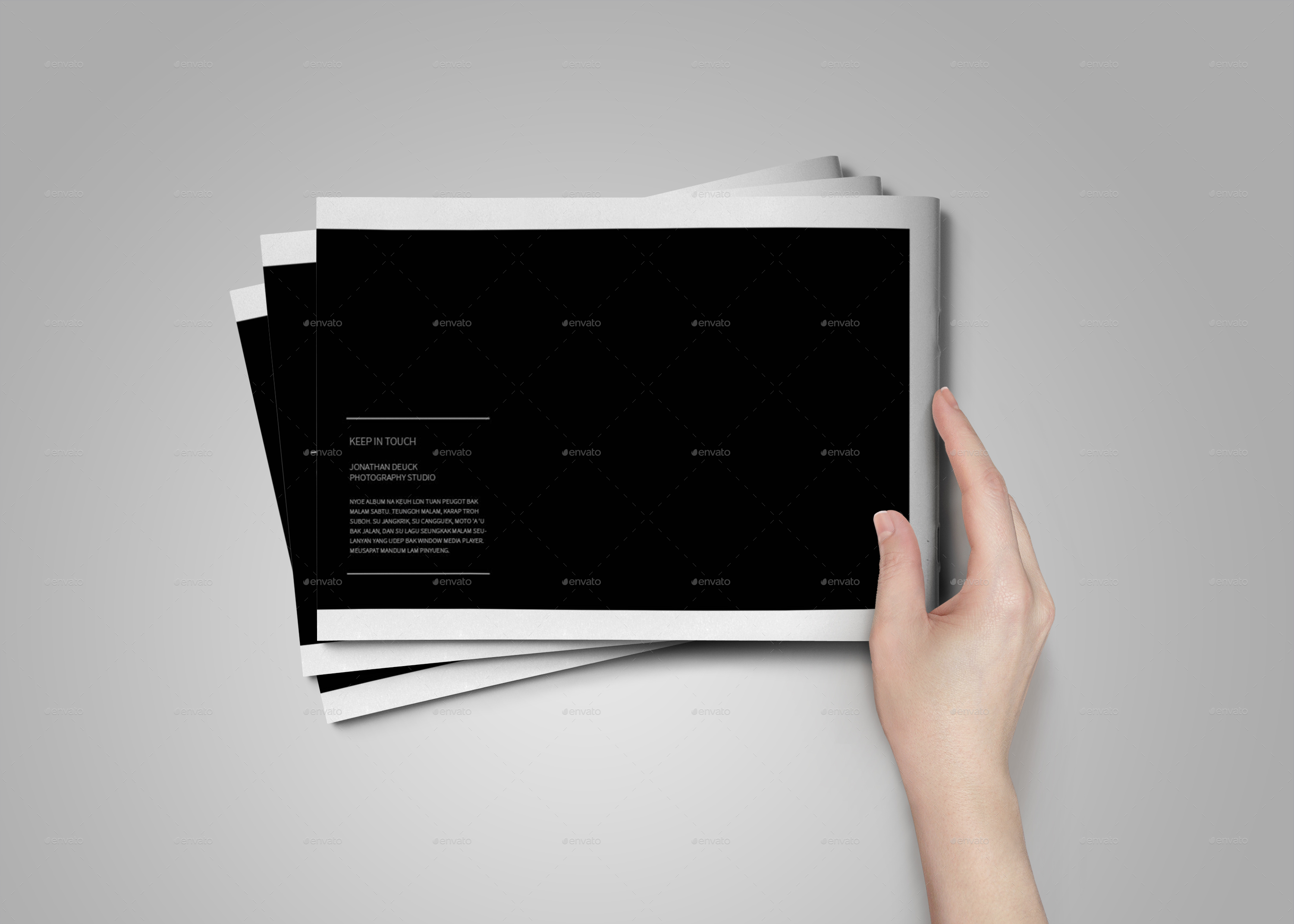 A4 Landscape Photo Album, Print Templates | GraphicRiver