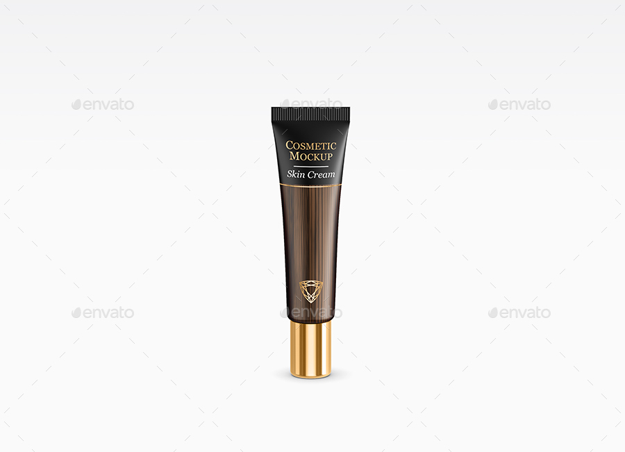 Gold Cosmetic Packaging Mock-up, Graphics | GraphicRiver