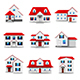 Houses Icons Vector Set, Vectors | GraphicRiver