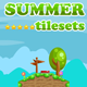 Platformer Tileset for Summer 2D Game, Game Assets | GraphicRiver