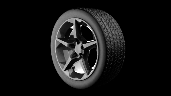 Loop Rotate Car Wheel, Motion Graphics | VideoHive
