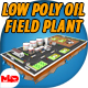 Low Poly Oil Field Plant with Oil Pumps by multimedia4d | 3DOcean
