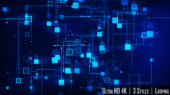 4K Digital Data of Network Technology, Motion Graphics | VideoHive