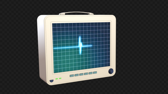 3D Heartbeat Monitor - EKG, Motion Graphics | VideoHive