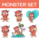 Monster Set, Vectors | GraphicRiver