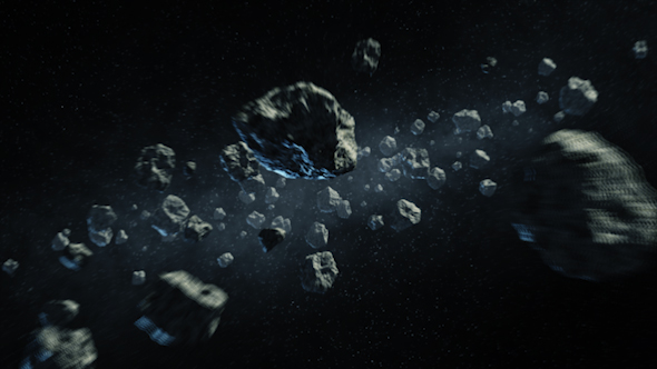 Asteroid Field Fly Through, Motion Graphics | VideoHive