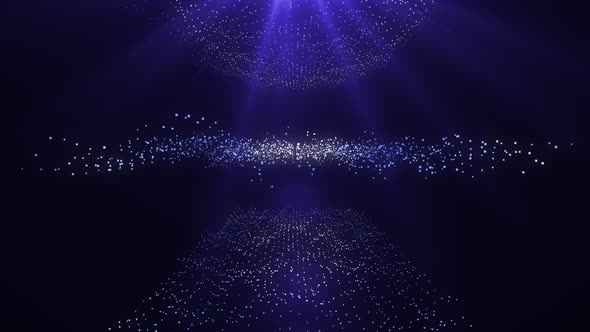 Animated Particle Light Background, Motion Graphics | VideoHive