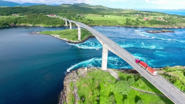 Whirlpools of the Maelstrom of Saltstraumen, Nordland, Norway, Stock ...