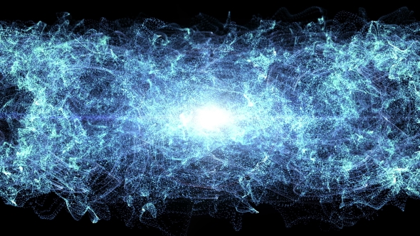 Loop Blue Particle Seamless Background, Motion Graphics | VideoHive