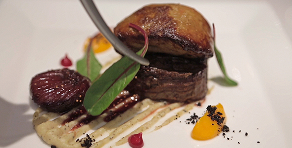 Meat In The Restaurant, Stock Footage | VideoHive