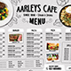 Doodle Cafe Menu Board, Print Templates | GraphicRiver
