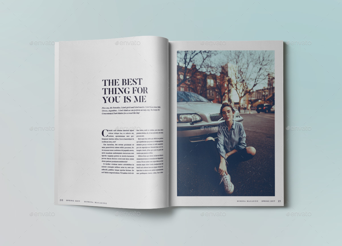 40 Pages Magazine, Print Templates | GraphicRiver