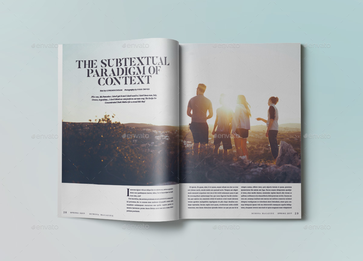 40 Pages Magazine, Print Templates | GraphicRiver