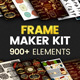 Frame Maker Kit | 900+ elements, Graphics | GraphicRiver