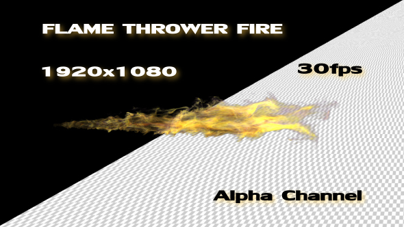Flame Thrower Fire, Motion Graphics | VideoHive