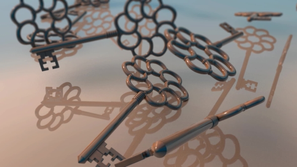 Door Keys Are Falling on the Floor, Motion Graphics | VideoHive